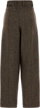 Moncler Virgin Wool Trousers - Taupe