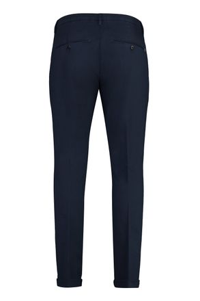 Dondup Mens Gaubert Cotton Chino Trousers Blue Chinos