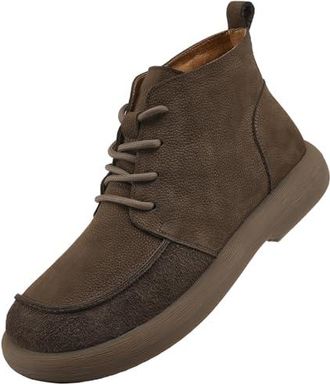 Generic Bottes de neige dhiver pour homme - R&eacute;sistantes &agrave; leau - Chaudes - Antid&eacute;rapantes - D&eacute;contract&eacute;es - Confortables - Randonn&eacute;e - Trekking, gris, 39 1/3 