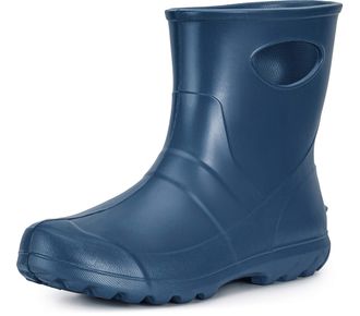 Ladeheid Herren federleichte Eva Gummistiefel LA-753 (Metall Blau (Ohne Unteranzug), 45 EU)