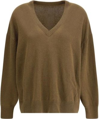 Petar Petrov Femme, Pulls, Brun, Taille: 40 FR Pull en cachemire &agrave; col en V