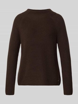 Monari Strickpullover mit Stehkragen