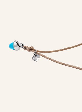 Tamara Comolli Tamara Comolli Armband Bracelet Mymikado With Turquoise Aus 18 Karat Wei&szlig;gold Mit T&uuml;rkis silber