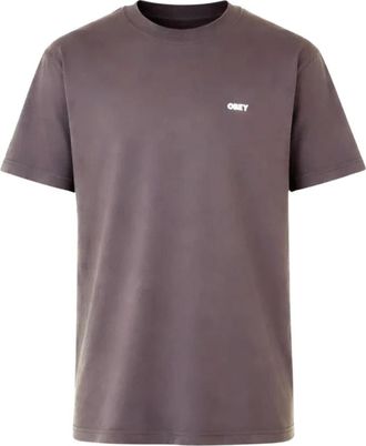 Obey Homme, Tops, Noir, Taille: M Bold Icon Face Tee