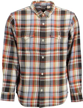 Levi's Homme, Chemises, Multicolore, Taille: 2XL Chemise en coton bleu Levis