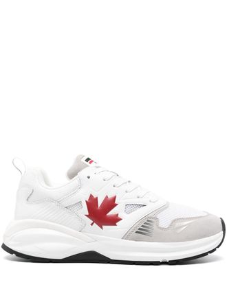 Dsquared2 baskets Dash Maple Leaf - Blanc