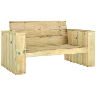 vidaXL Vidaxl - Gartenbank 139 cm Kiefernholz Impr&auml;gniert