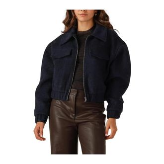 Notre-V Nv-grace Dunkelblaue Jacke - - Jackets - Damen - Blau - 2XL