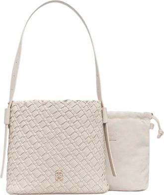 Tommy Hilfiger Femme, Sacs, Blanc, Taille: ONE Size TH Braided Shoulder Bag