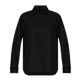 Golden Goose Wollhemd - - Blouses & Shirts - Damen - Schwarzk - S