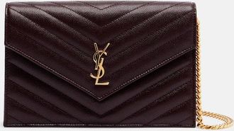 Saint Laurent Portefeuille Cassandre en cuir