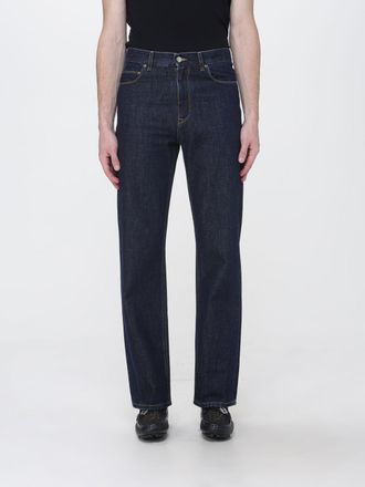 Fendi Jean skinny slim fit en denim de coton avec monogramme FF