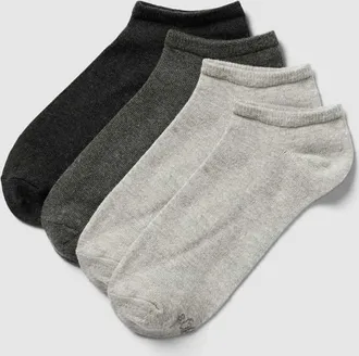 s.Oliver Red Label Sneakersocken mit Stretch-Anteil im 4er-Pack