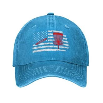 Generic Drapeau De Disc Golf Unisexe Snapback Cap sans D&eacute;formation Casquettes Snapback Styl&eacute;e Chapeau pour Cyclisme Running Golf