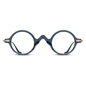 Matsuda The Lifesaver Round Frame - unisex - Accessoires - Bleu - Taille: 41 MM