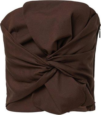 Comma Blusentop Bluse Festives Corsagen-Top mit Smok-Detail, comma x F&uuml;sun Lindner