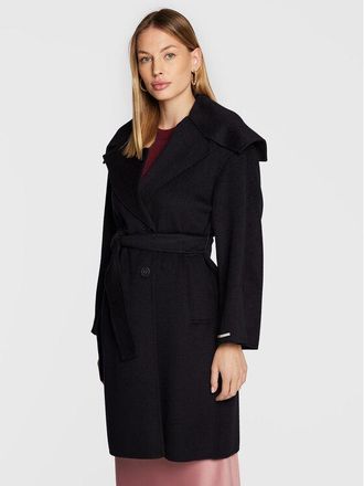 Marella Wollmantel Harden 30160228 Dunkelblau Regular Fit