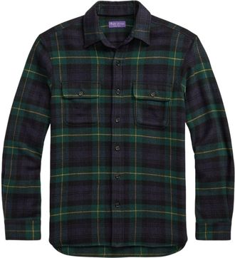 Ralph Lauren Purple Label Kariertes Hemd - Blau