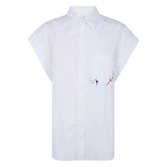 Paul Smith Femme, Tops, Blanc, Taille: 38 FR Polo Chemises
