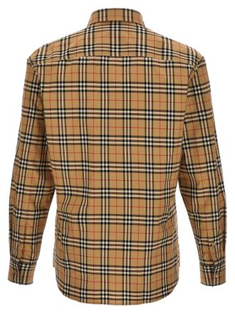Burberry Mens Beige Cotton Blouse