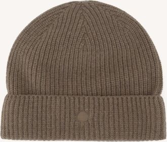 Faguo Bonnet en laine marron chin&eacute;