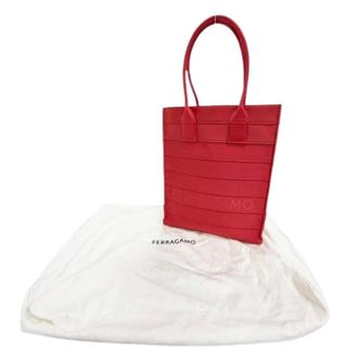 Ferragamo Sac cabas Pre-owned - Femme - Pre-owned - Rouge - Taille: ONE Size