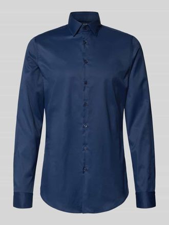 Jake*s Slim Fit Business-Hemd mit Kentkragen und extra langem &Auml;rmel