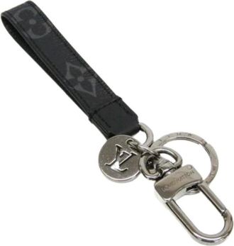 Louis Vuitton unisex, Pre-owned, Noir, Taille: ONE Size Pre-owned Dragonne Key Ring M61950