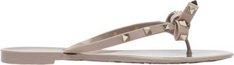 Valentino Garavani Femme, Chaussures, Gris, Taille: 40 EU PM Thong Rockstud Sandal