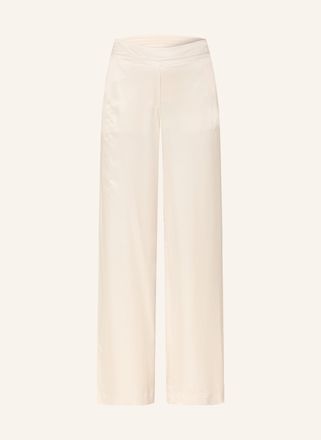 someday Someday Marlenehose Charlie Aus Satin beige