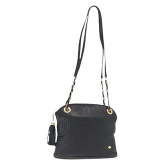 Bally Sac &agrave; bandouli&egrave;re en cuir Pre-owned - Femme - Pre-owned - Bleu - Taille: ONE Size