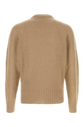 Tom Ford Mens Brushed Sweater Beige Cashmere