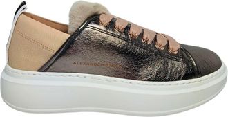 Alexander Smith Femme, Chaussures, Gris, Taille: 37 EU Leather Baskets