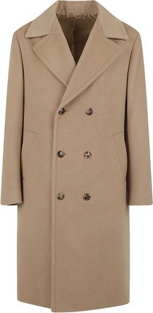 Brett Johnson Doppelreihiger Mantel - Nude