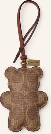 Coach Taschenanh&auml;nger Bear Puffy beige