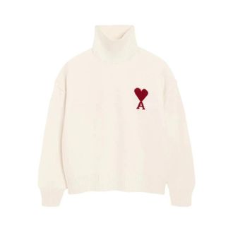 Ami De Coeur Trichterkragenpullover - - Knitwear - Herren - Beige - 2XL