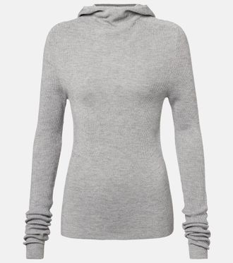 Frankie Shop Hoodie Danae aus Rippstrick