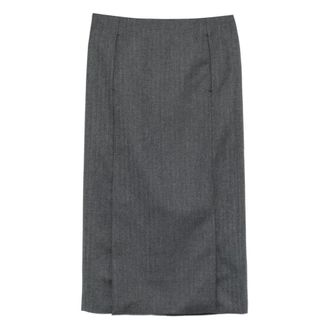 Entire studios Tailored Midi Skirt - - Skirts - Damen - Grau - XS