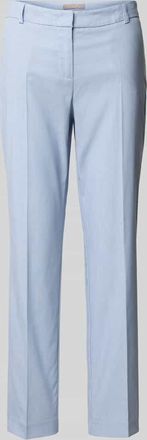 Christian Berg Regular Fit Stoffhose aus Baumwoll-Mix mit Leinen-Anteil