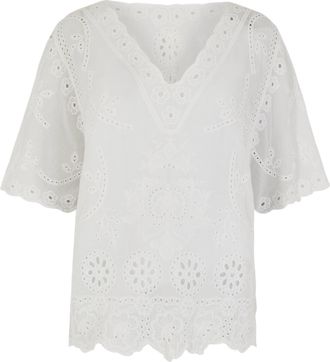 Apricot Bluse