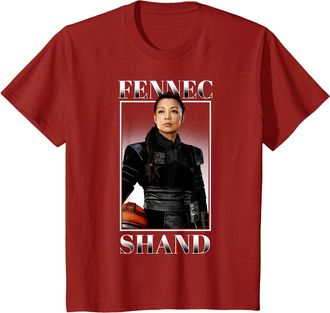 Star Wars The Mandalorian Fennec Shand Portrait R16 T-Shirt