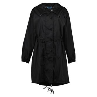 Prada Re-Nylon Regenmantel - - Coats - Damen - Schwarzk - M