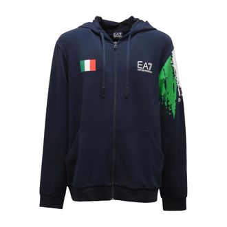 Armani Homme, Sweatshirts et sweats &agrave; capuche, Bleu, Taille: 3XL SweaT-shirt Enti&egrave;rement Zipp&eacute; 3Dpm51 Pjunz