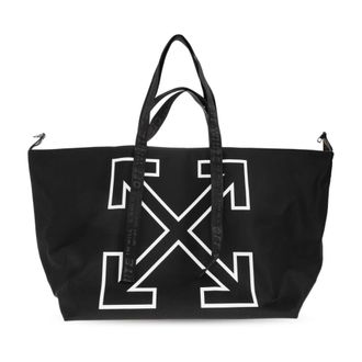 Off-white Homme, Sacs, Noir, Taille: ONE Size Heritage Day Off Large Shopper Bag