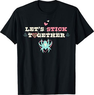 MARVEL Ghost-Spider Lets Stick Together Valentines Day T-Shirt