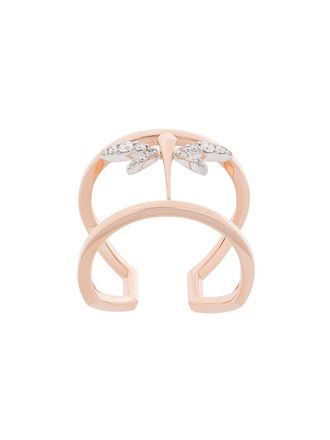 Anapsara mini dragonfly ring - Or