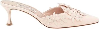 Manolo Blahnik Femme, Chaussures, Rose, Taille: 38 1/2 EU Harnes 50
