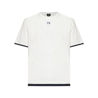 Fendi Oversized Crewneck T-Shirt - - Tops - Herren - Wei&szlig; - L