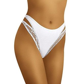 Wolbar Femmes Midi-Slips WB88, Blanc,XL