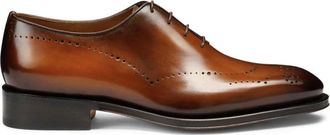 Santoni Homme, Chaussures, Brun, Taille: 39 1/2 EU Oxford Brogue Shoe